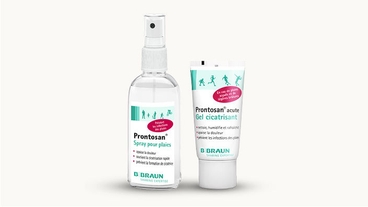 Prontosan® : Le traitement des plaies à domicile et en voyage