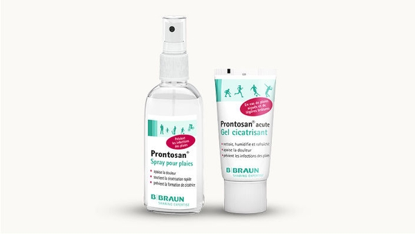 Prontosan® : Le traitement des plaies à domicile et en voyage